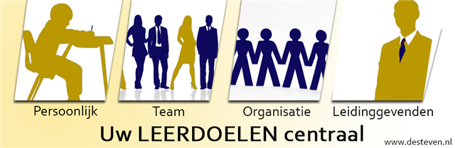 Leerdoelen | Team | Organisatie | Leidinggevenden | Persoonlijk