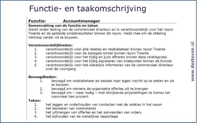 Functieomschrijving of taakomschrijving: wat is het nut?