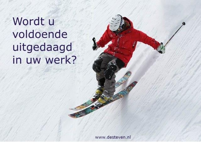 Uitdaging in uw functie: waarom is dat belangrijk?